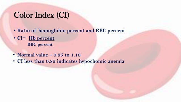 RBC Indices- MCV, MCH, MCHC II Blood Physiology | PDF