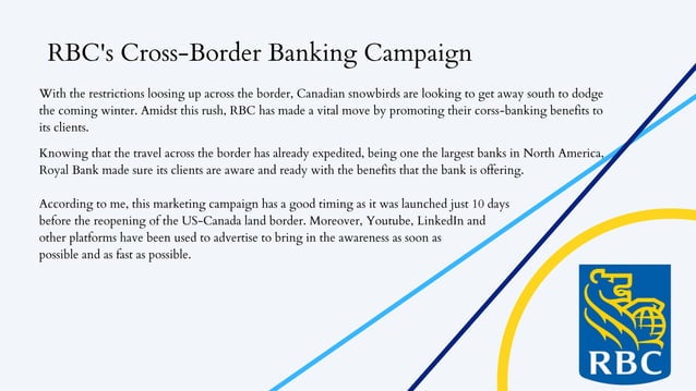 RBC Marketing Campaign | PPT