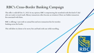 RBC Marketing Campaign | PPTX