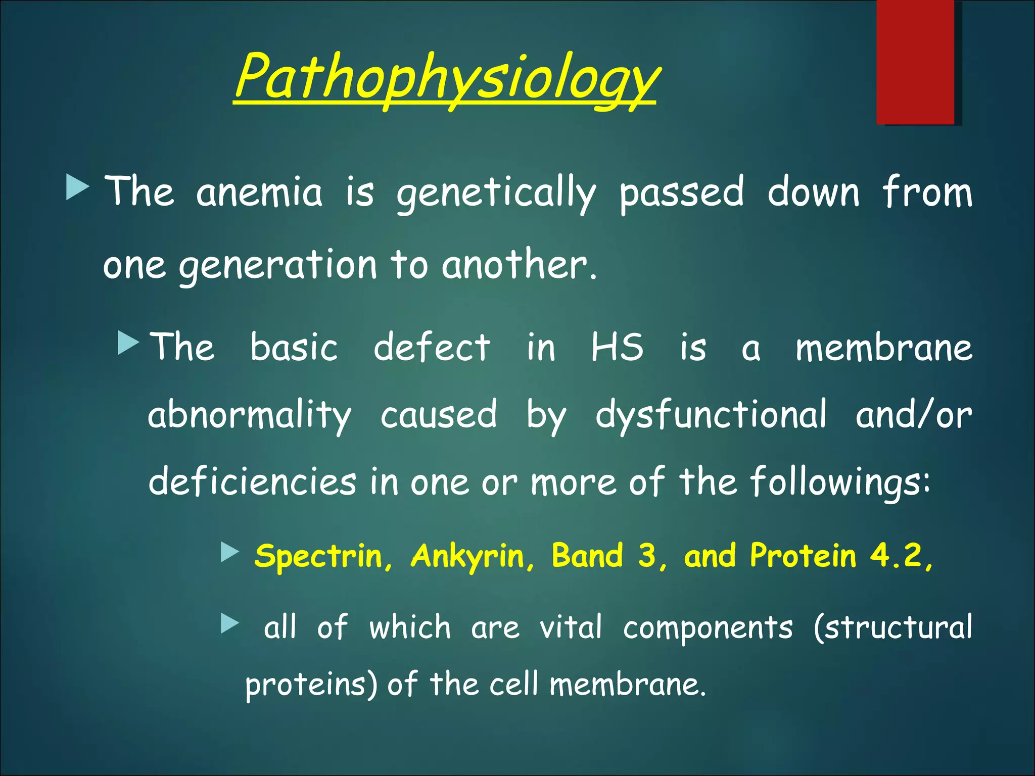 RBC Membrane Defects | PPT