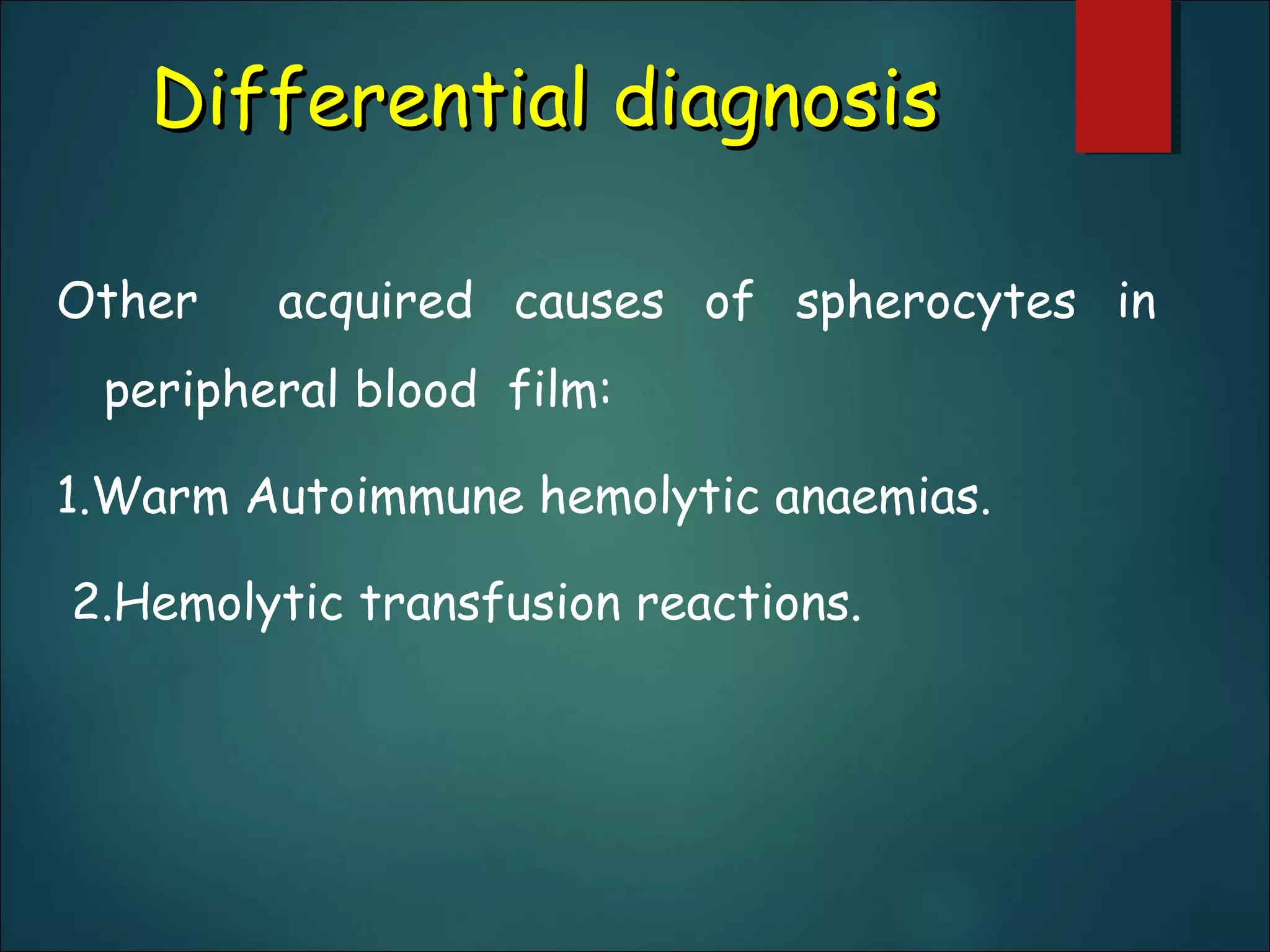 RBC Membrane Defects | PPT