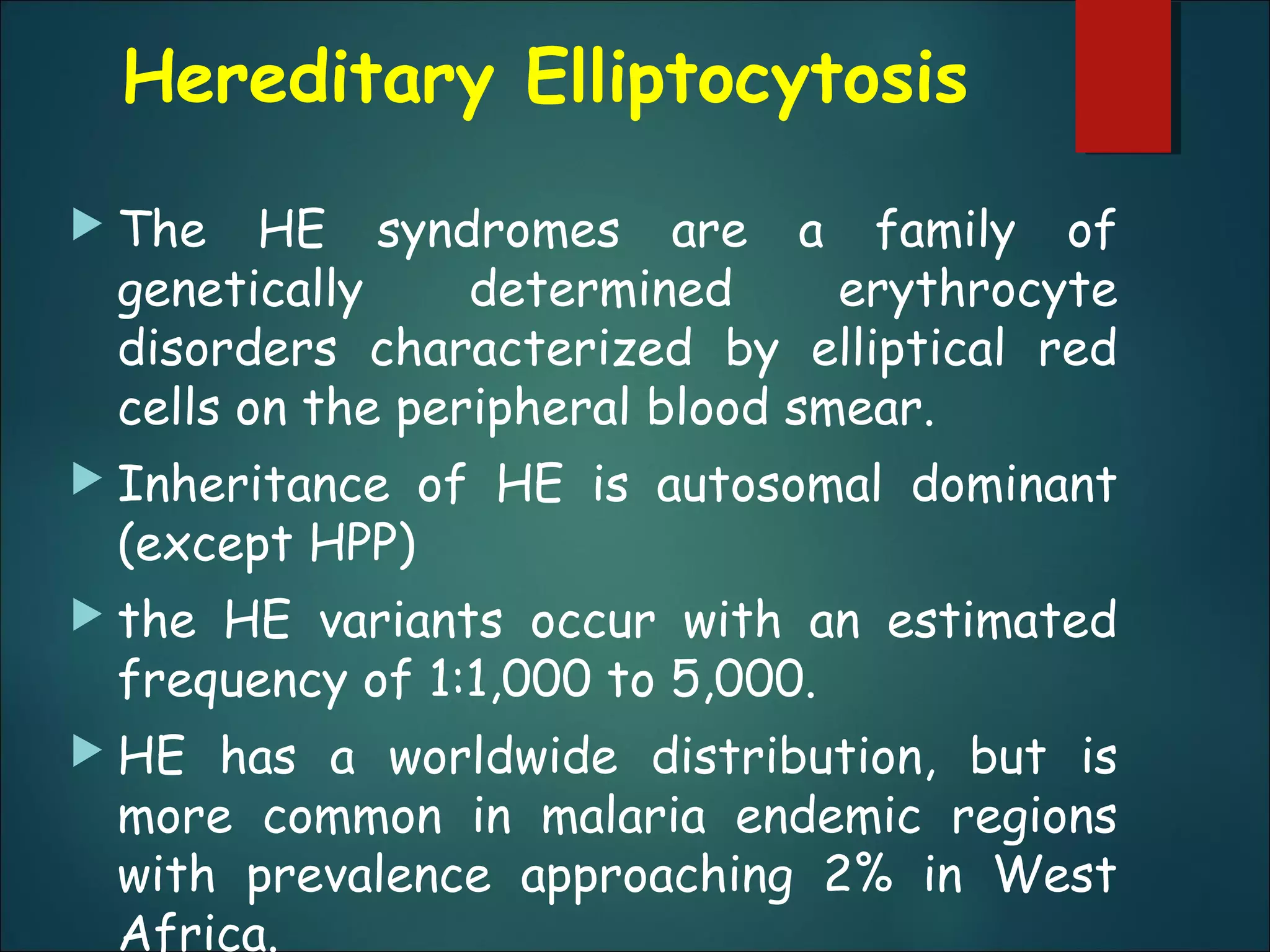 RBC Membrane Defects | PPT