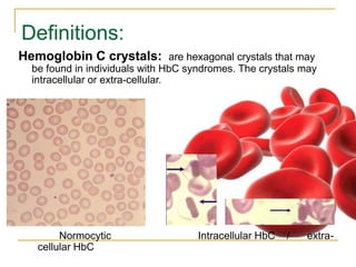 Hemoglobin C Crystals