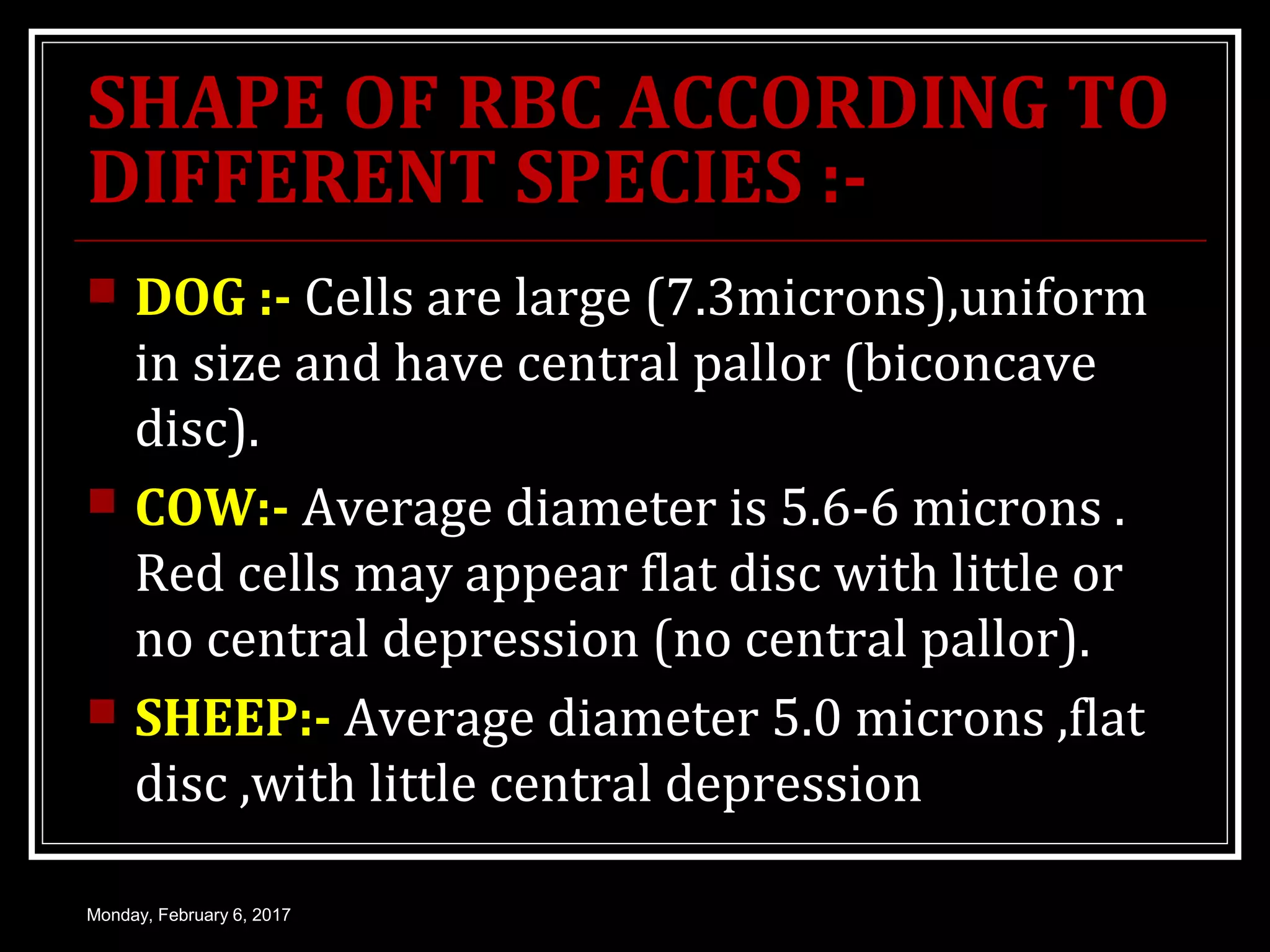Rbc morphology | PPT