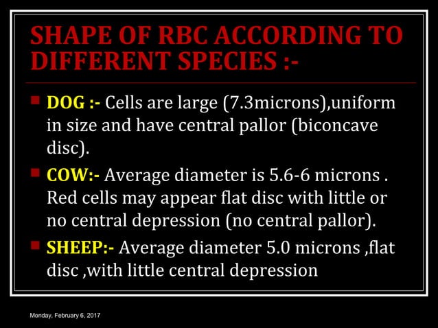 Rbc morphology | PPT | Blood Disorders | Diseases and Conditions