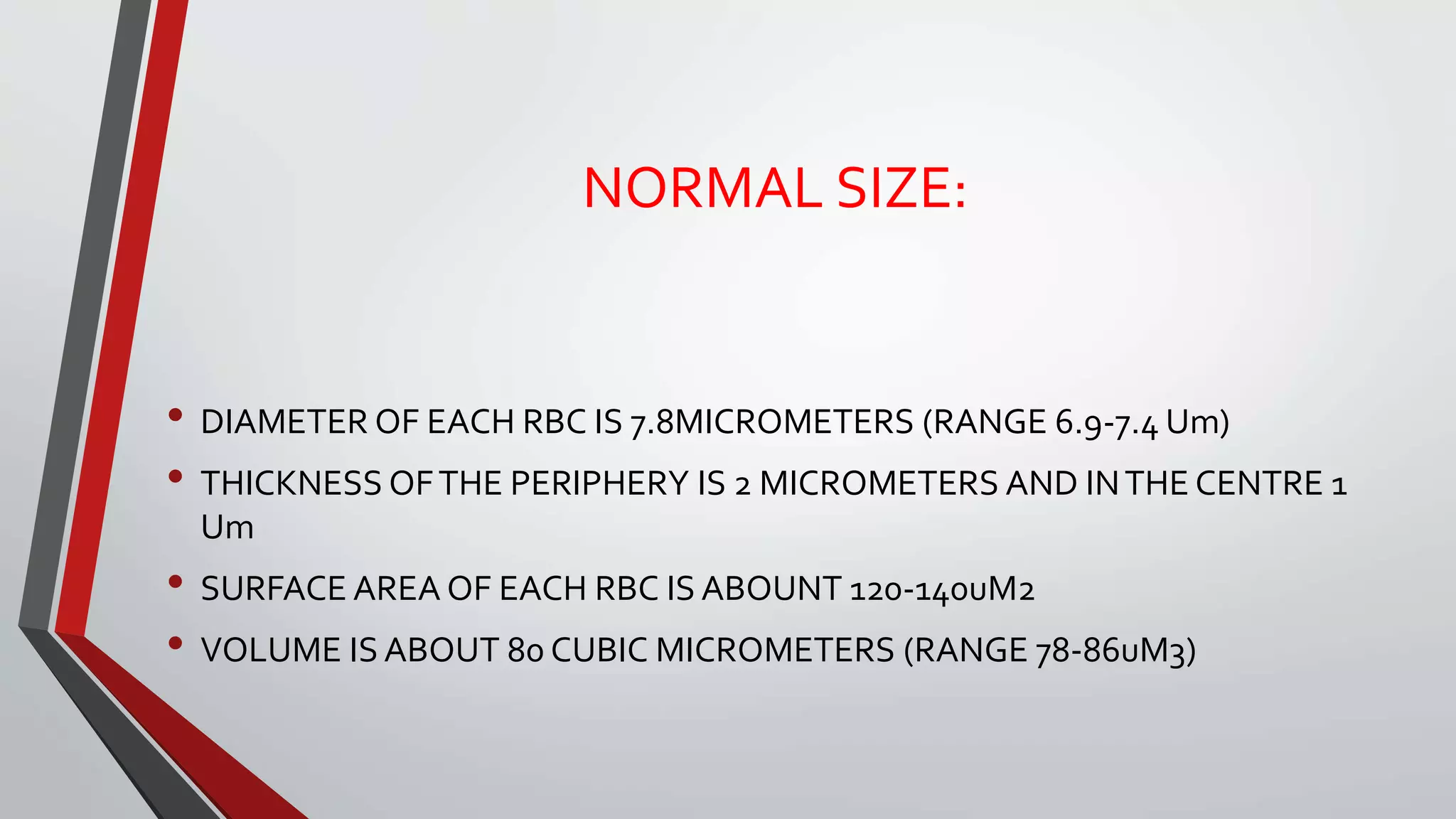 RED BLOOD CELLS (RBC) | PPTX
