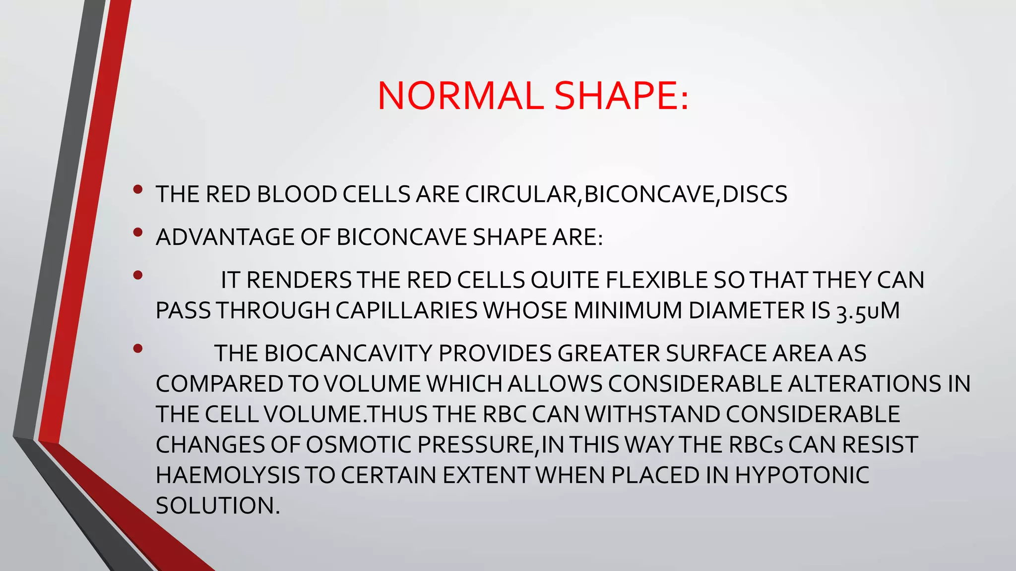 RED BLOOD CELLS (RBC) | PPTX