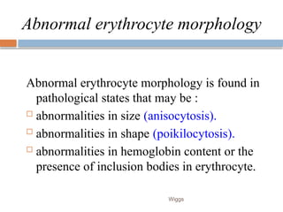 RBCs-Abnormal-morphology-final. Cytomophologypptx | PPT