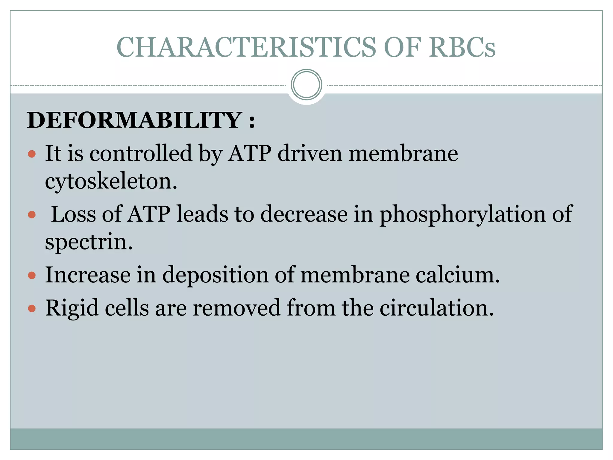 Rbc structure and metabolism | PPTX