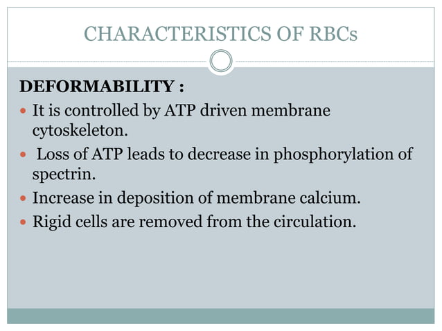 Rbc structure and metabolism | PPTX | Chemistry | Science