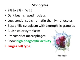 red blood cells, White blood cells & platelets | PPTX