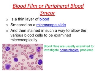 red blood cells, White blood cells & platelets | PPTX