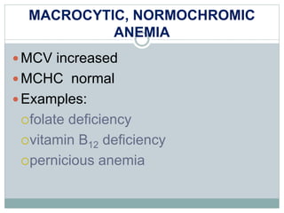 RBC & WBC abnormalities and their interpretation | PPTX