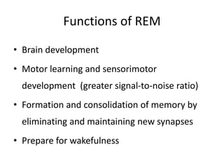 Rapid eye movement sleep behavior disorders | PPTX