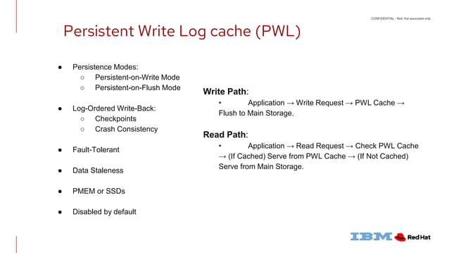 RBD Cache Types explanation persistent write log cache and immutable ...
