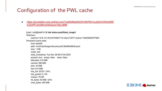 RBD Cache Types explanation persistent write log cache and immutable ...