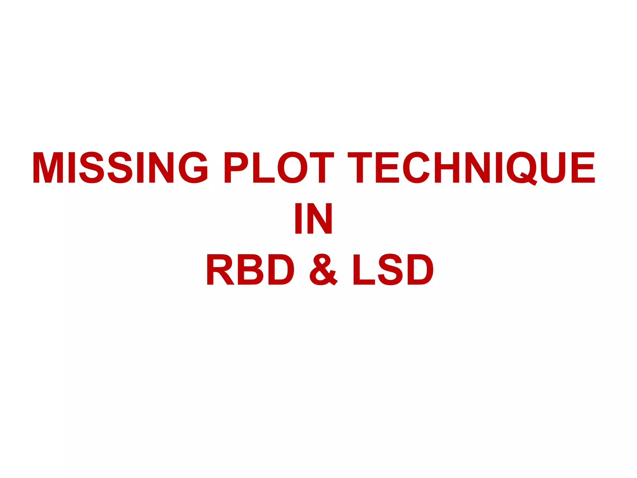 RBD AND SLD STATASTICS | PPTX