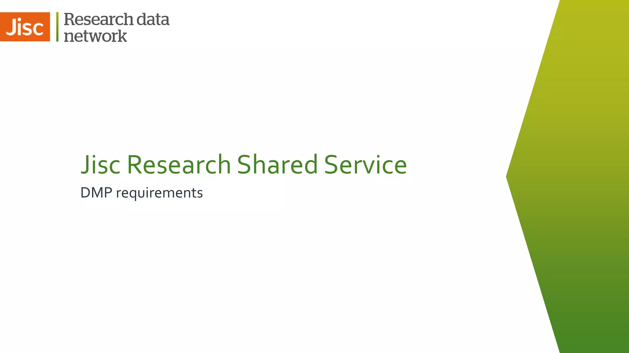 Rachel Bruce on DMP | PPT