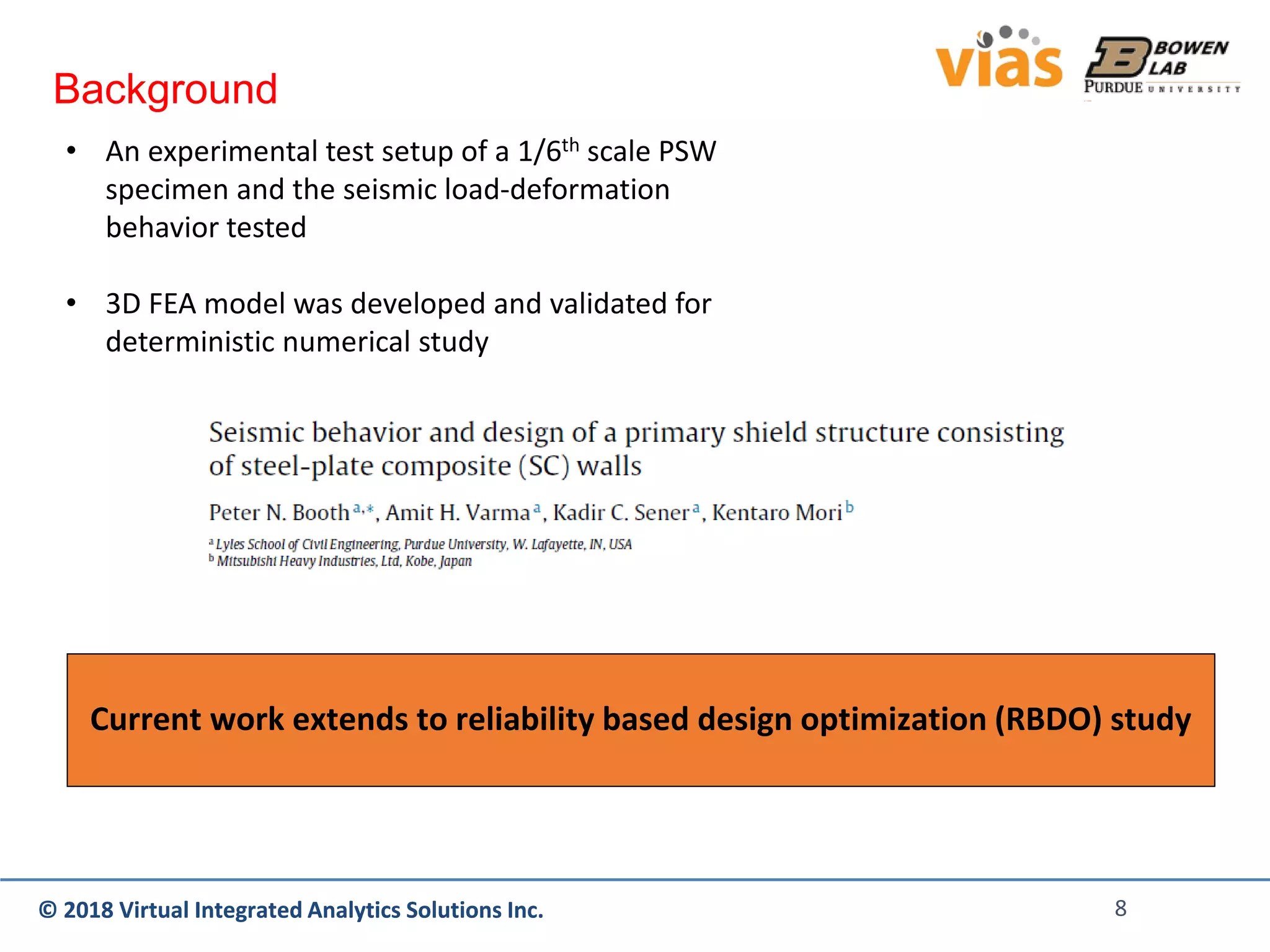 Reliability Based Design Optimization of Primary Shield Structure Under Seismic Loading | PDF