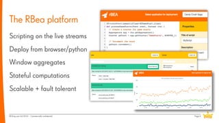 RBea: Scalable Real-Time Analytics at King | PPT