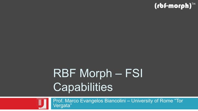 RBF Morph FSI features | PPT