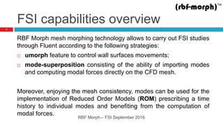 RBF Morph FSI features | PPT