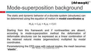 RBF Morph FSI features | PPT
