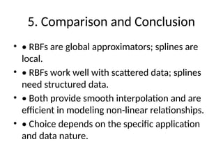 RBF_and_Splines_Presentation.pptx machine learning | PPTX