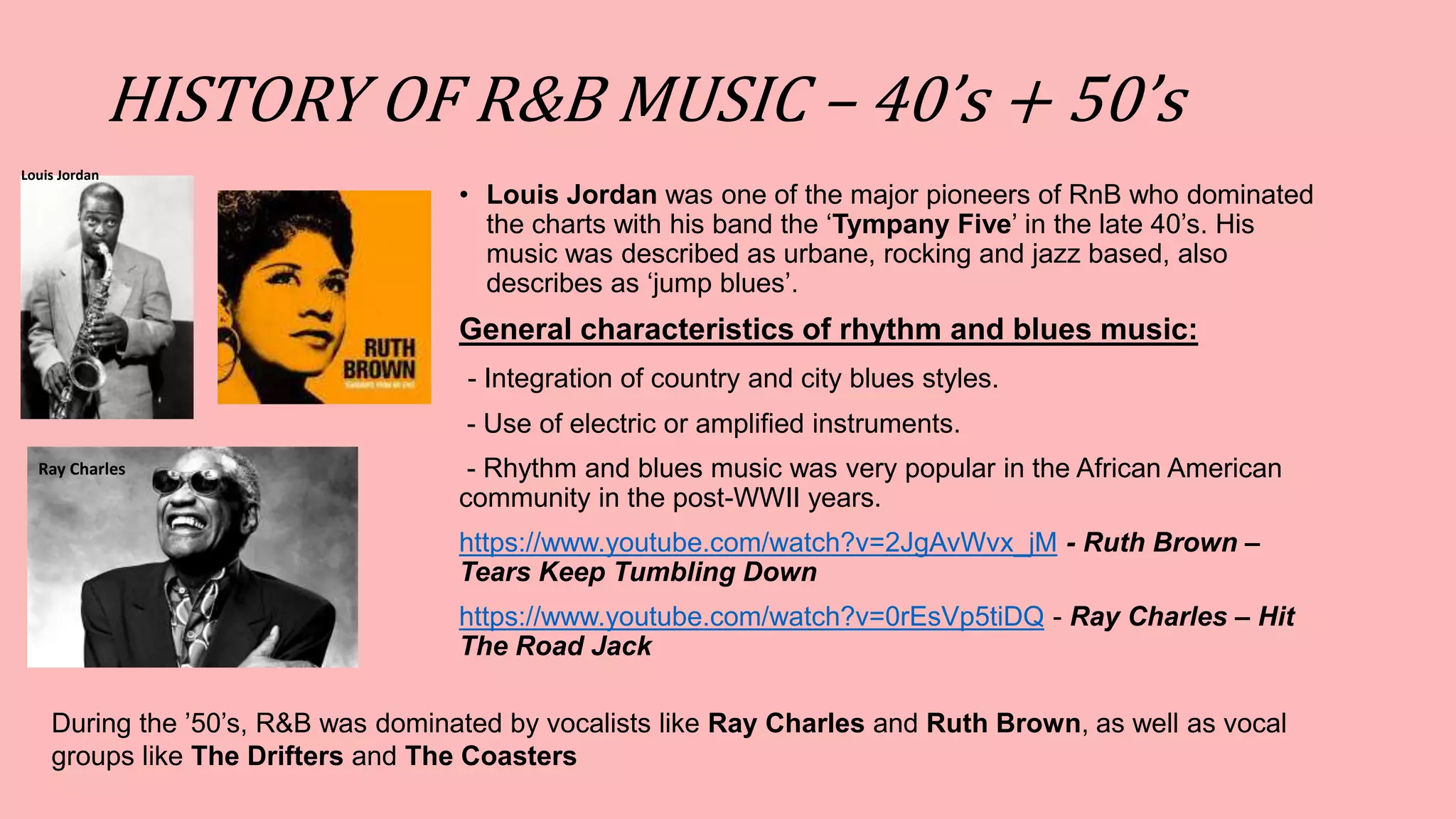 R&B Presentation | PPTX