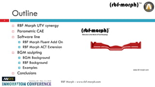 Automatic shape optimisation using the Biological Growth Method (BGM) with RBF Morph ACT ...