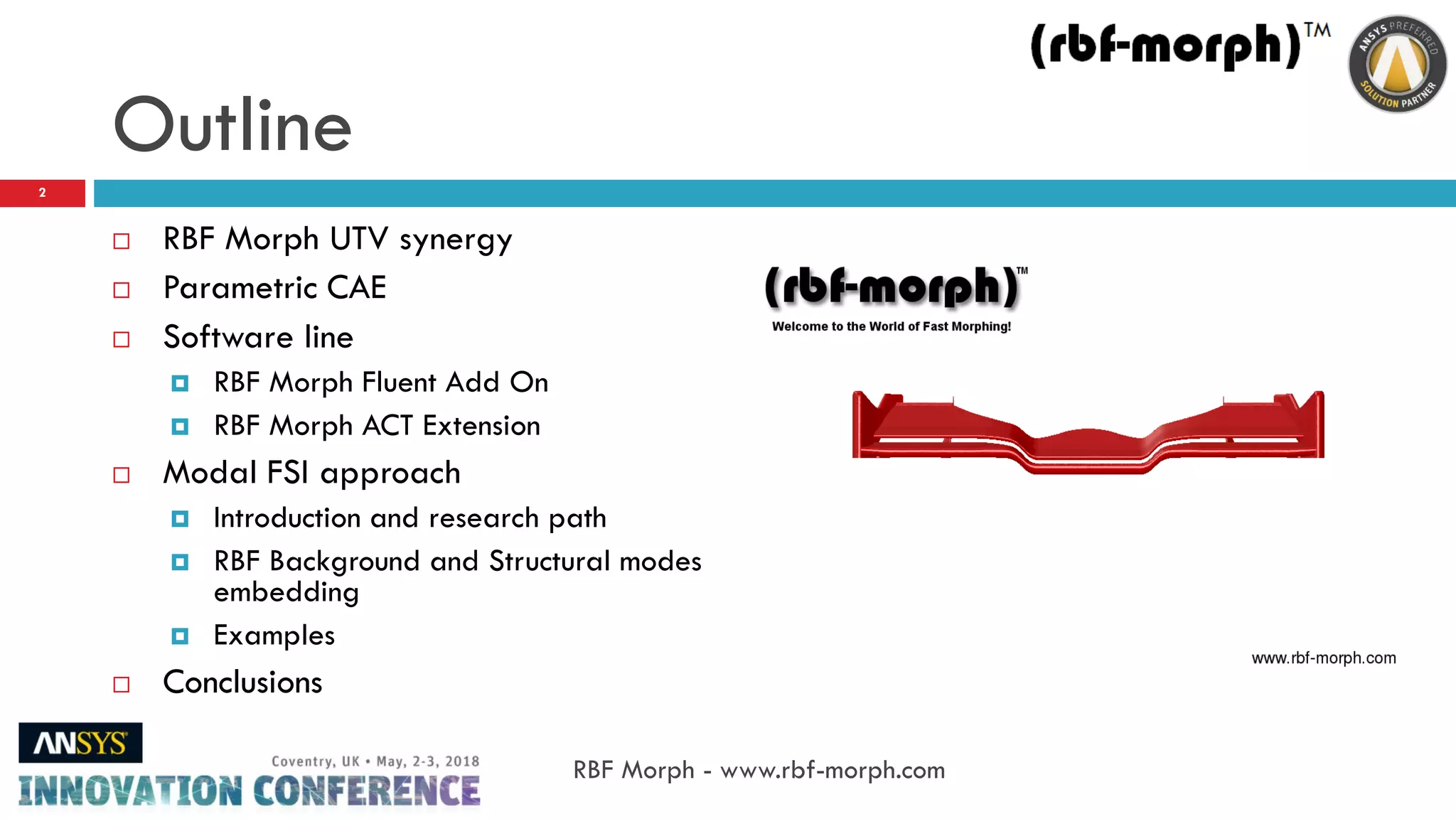Fast FSI in the Fluent Solver using RBF Morph Modal Superposition ...