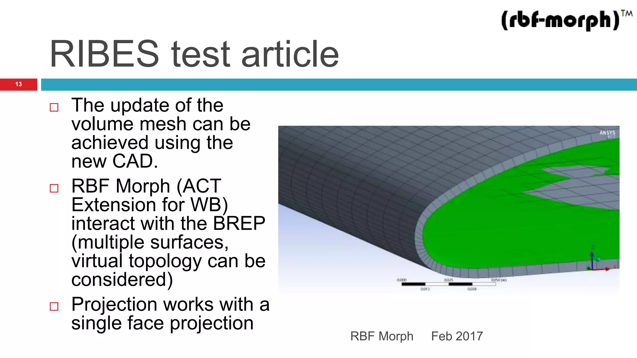 RBF update of CAE models on actual manufactured shapes | PPT