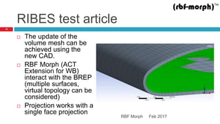 RBF update of CAE models on actual manufactured shapes | PPT