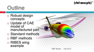 RBF update of CAE models on actual manufactured shapes | PPT