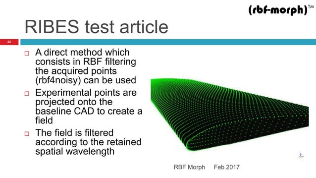 RBF update of CAE models on actual manufactured shapes | PPT