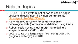 RBF update of CAE models on actual manufactured shapes | PPT