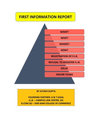 F.I.R. | PDF | Crime & Harmful Acts to Individuals, Society & Human ...