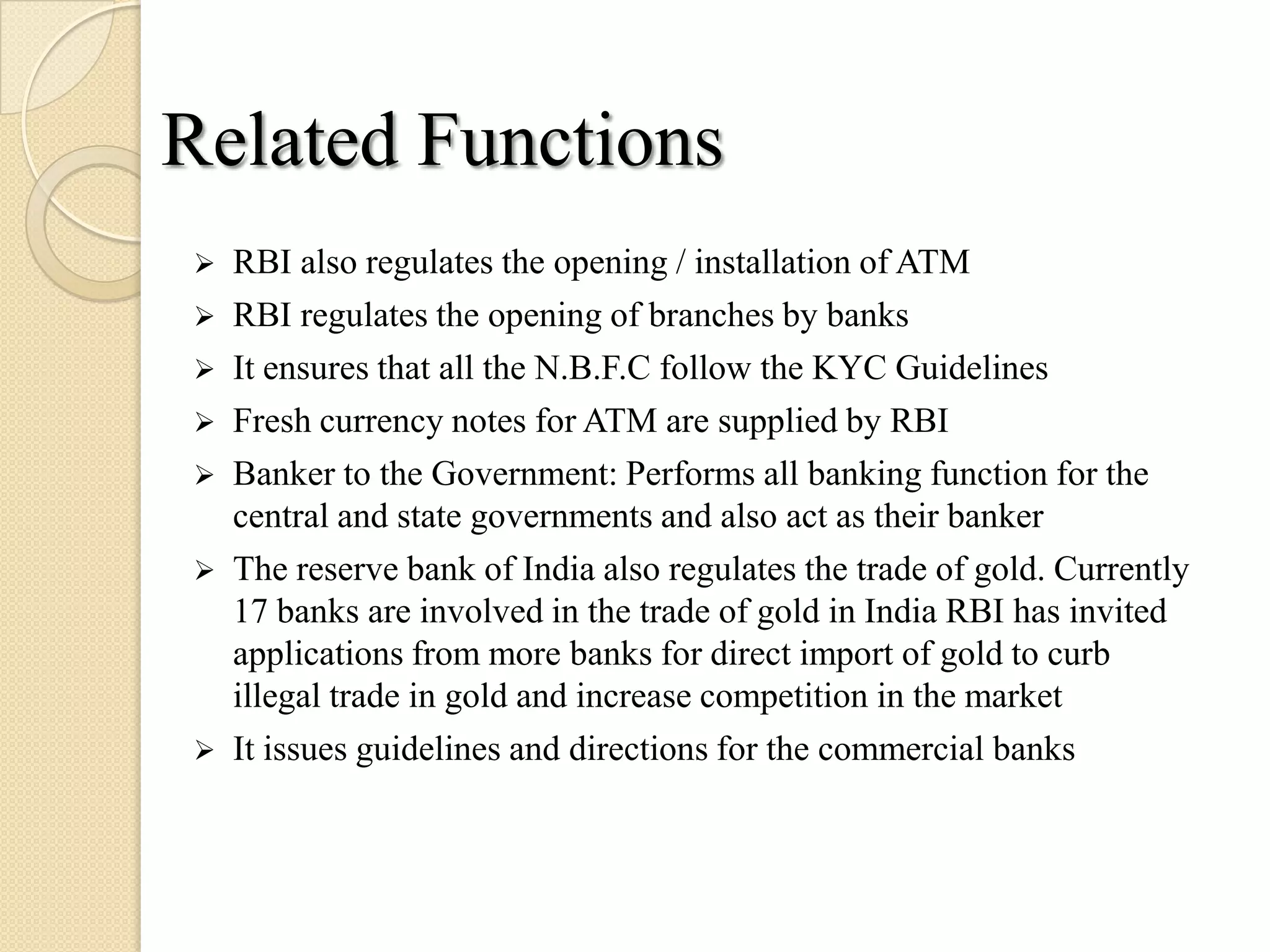 RBI Presentation | PPTX