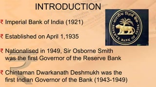 Reserve Bank of India | PPT