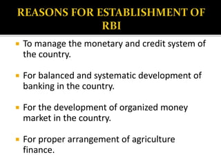 Reserve Bank of India | PPTX