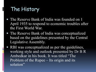 Reserve Bank of India | PPT