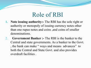 RESERVE BANK OF INDIA | PPTX