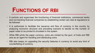 Rbi - Reserve Bank of India | PPTX