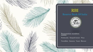 RBI reserve bank of india | PPT