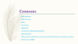 RBI reserve bank of india | PPT