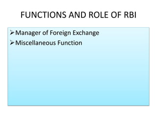 Reserve Bank of India | PPT