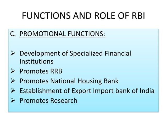 Reserve Bank of India | PPT