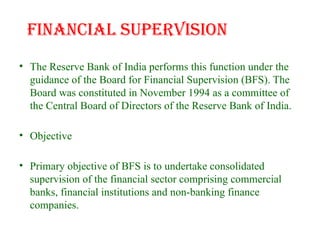 Reserve Bank of india -RBI Banking law ppt | PPT