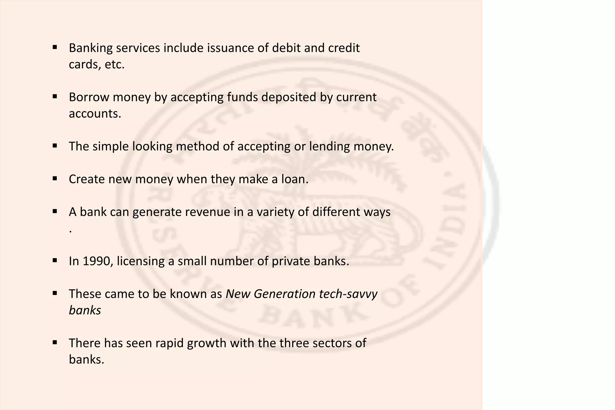 Reserve Bank of India ppt | PPTX