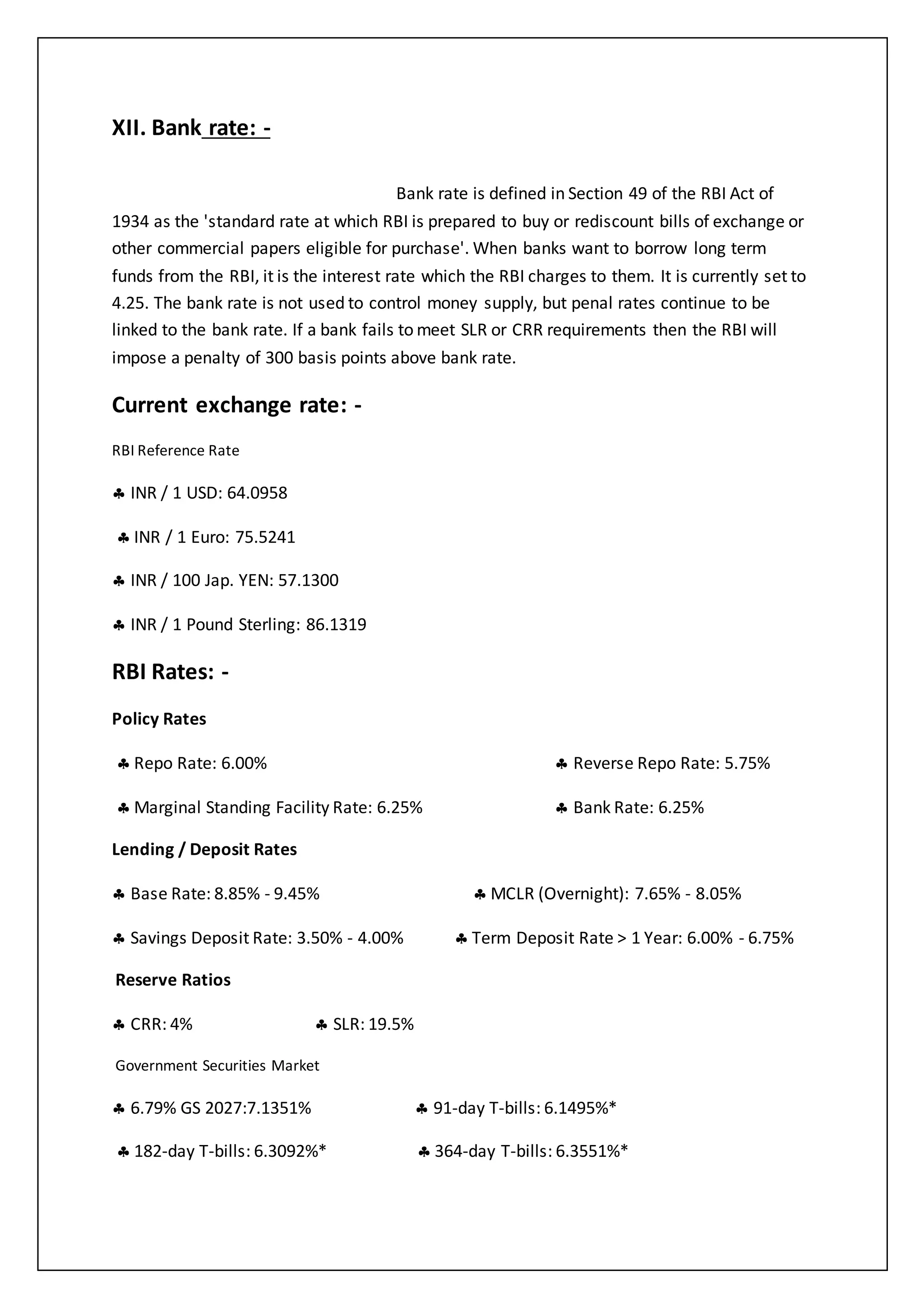 Rbi reserve bank india | DOCX